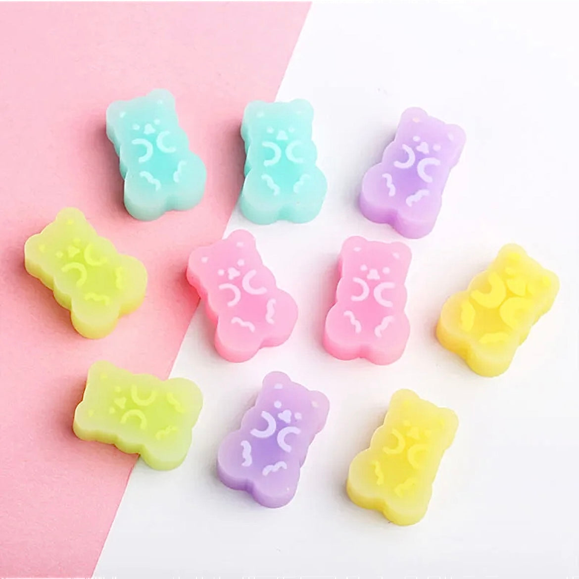 Kawaii Jelly Bear Eraser Set – Scribblet Stationery