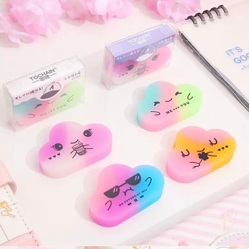 Kawaii Cloud Eraser – Scribblet Stationery