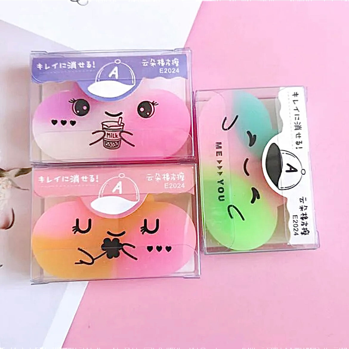 Kawaii Cloud Eraser – Scribblet Stationery